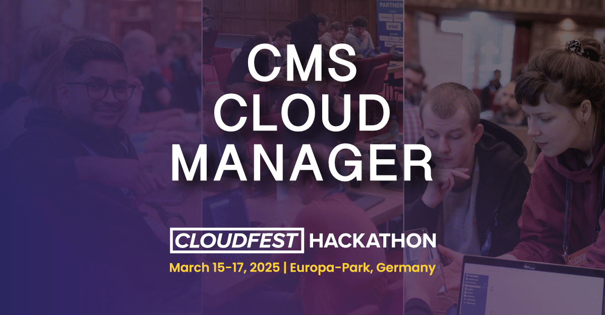 CMS Cloud Manager - CloudFest - Hackathon