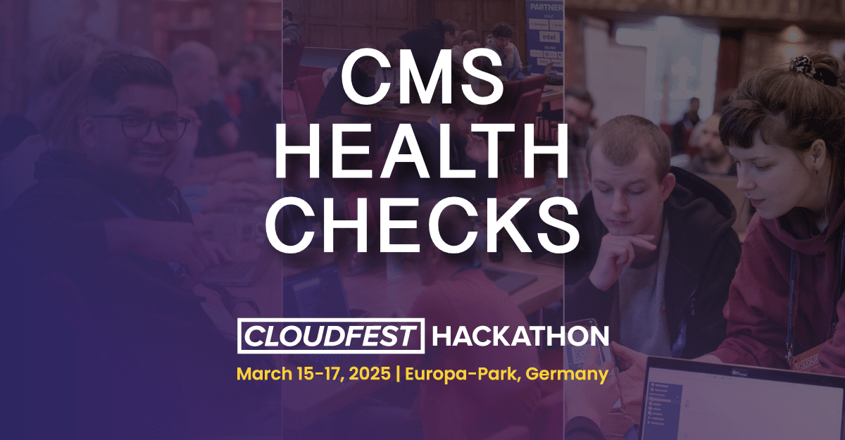 CMS Health Checks - CloudFest - Hackathon